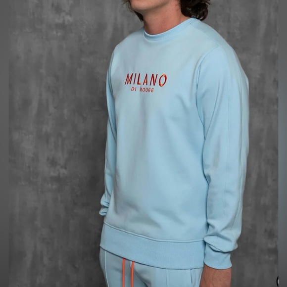 Milano | Shirts | Nwt Milano Di Rouge Robbie Luxe Stretch Sweatshirt ...
